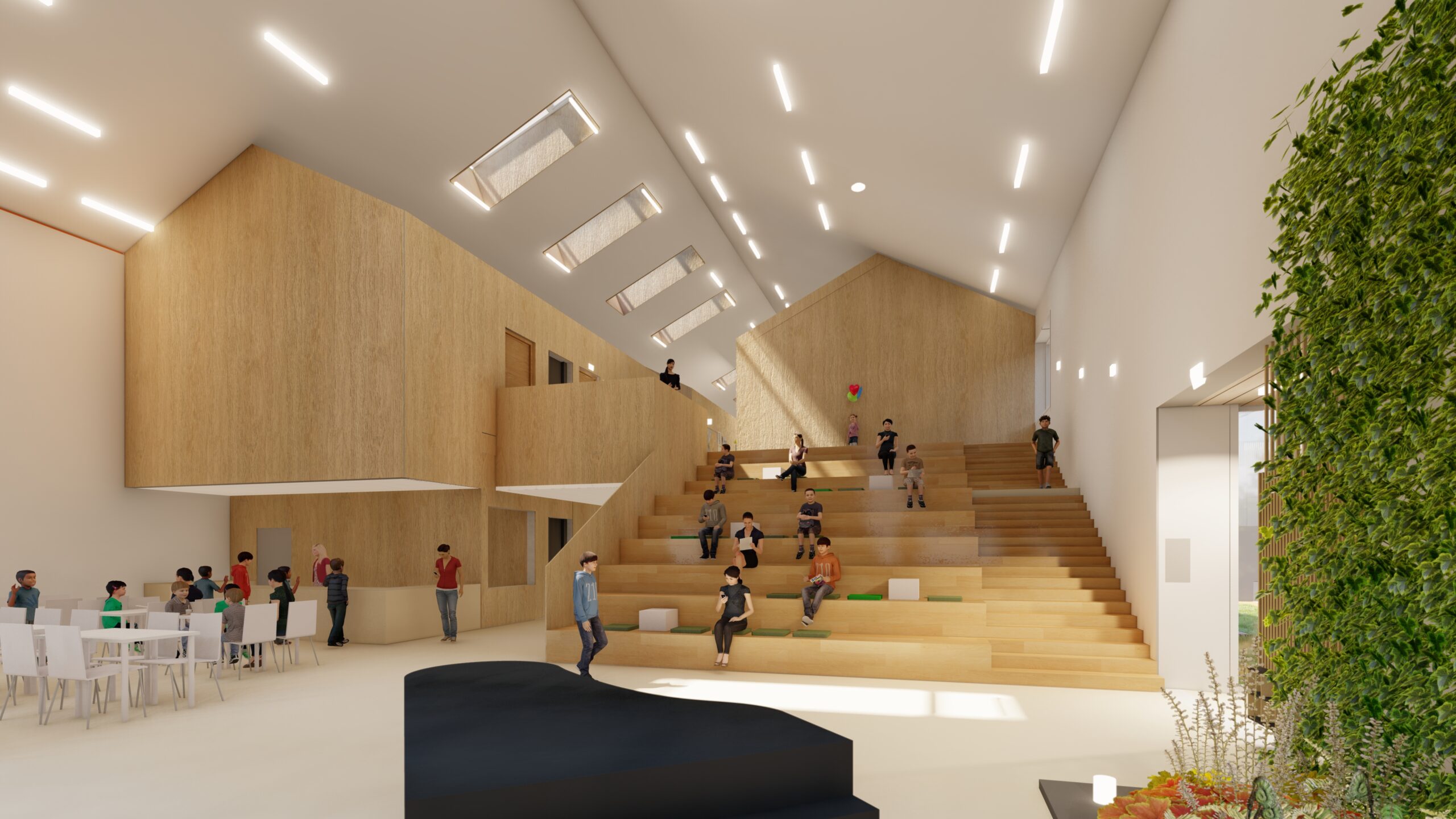 Teostatud projekt Haljala Kool - LÄVI sisearhitektid